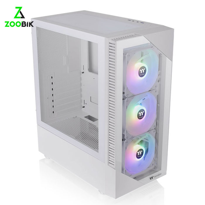 خرید و قیمت کیس ترمالتیک View 200 TG ARGB Snow Mid Tower Chassis||خرید ...